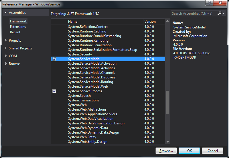 How to Create and Consume a WCF Windows Service